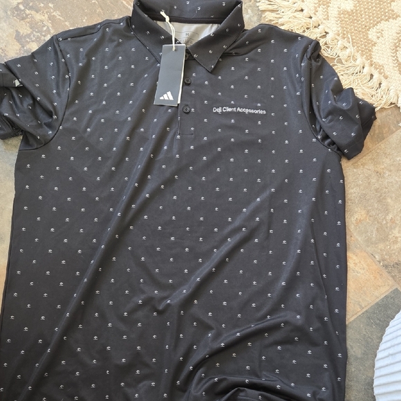 adidas | Shirts | Adidas Mens Polo Shirt With Subtle Pattern | Poshmark